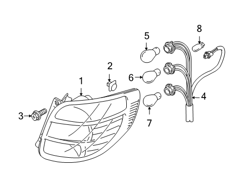 GM (11547121) - Genuine GM CLAMP, Heater