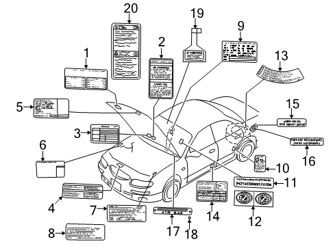 GM 11546903 - Genuine GM Door Trim Panel Retainer